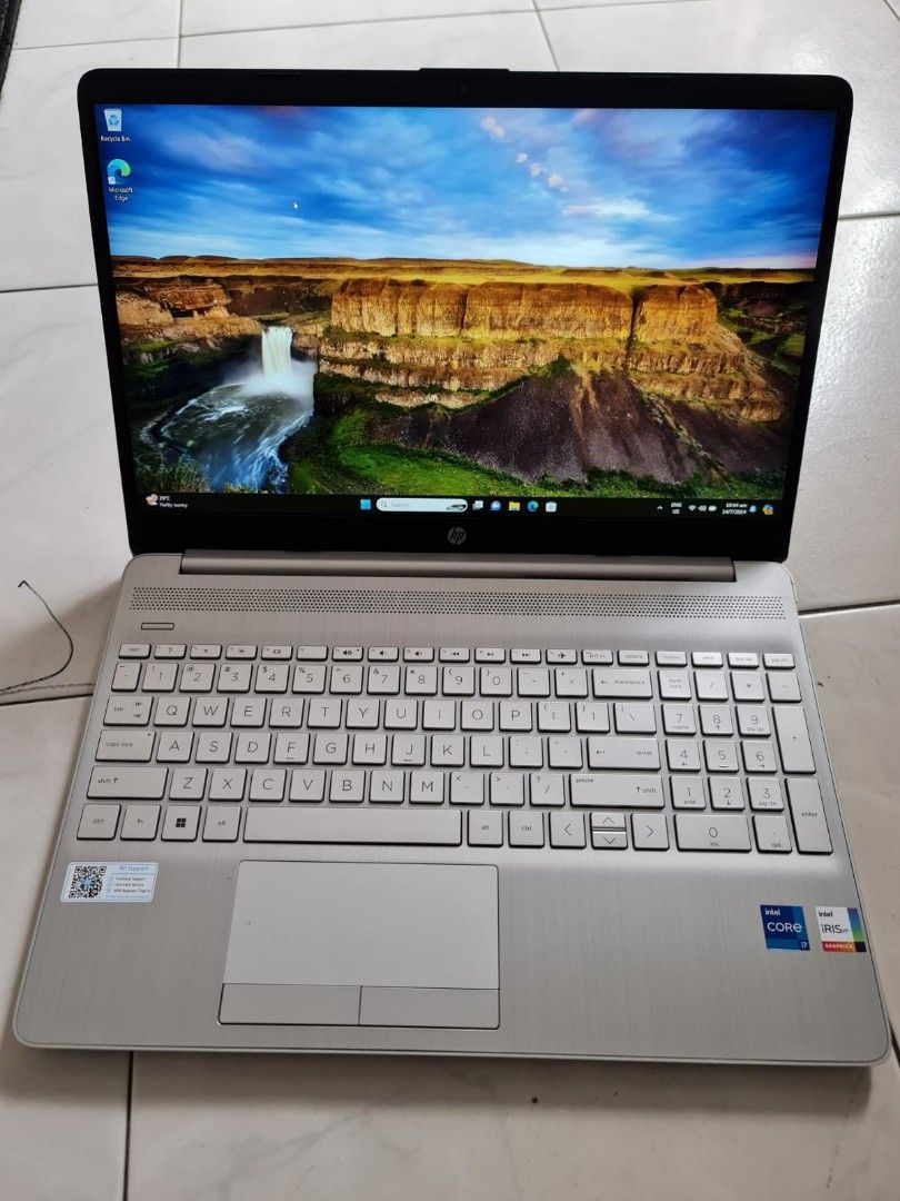 Hp Laptop, Core i7-11th gen, 16gb ram 256+15gb SSD, white Gpu ...