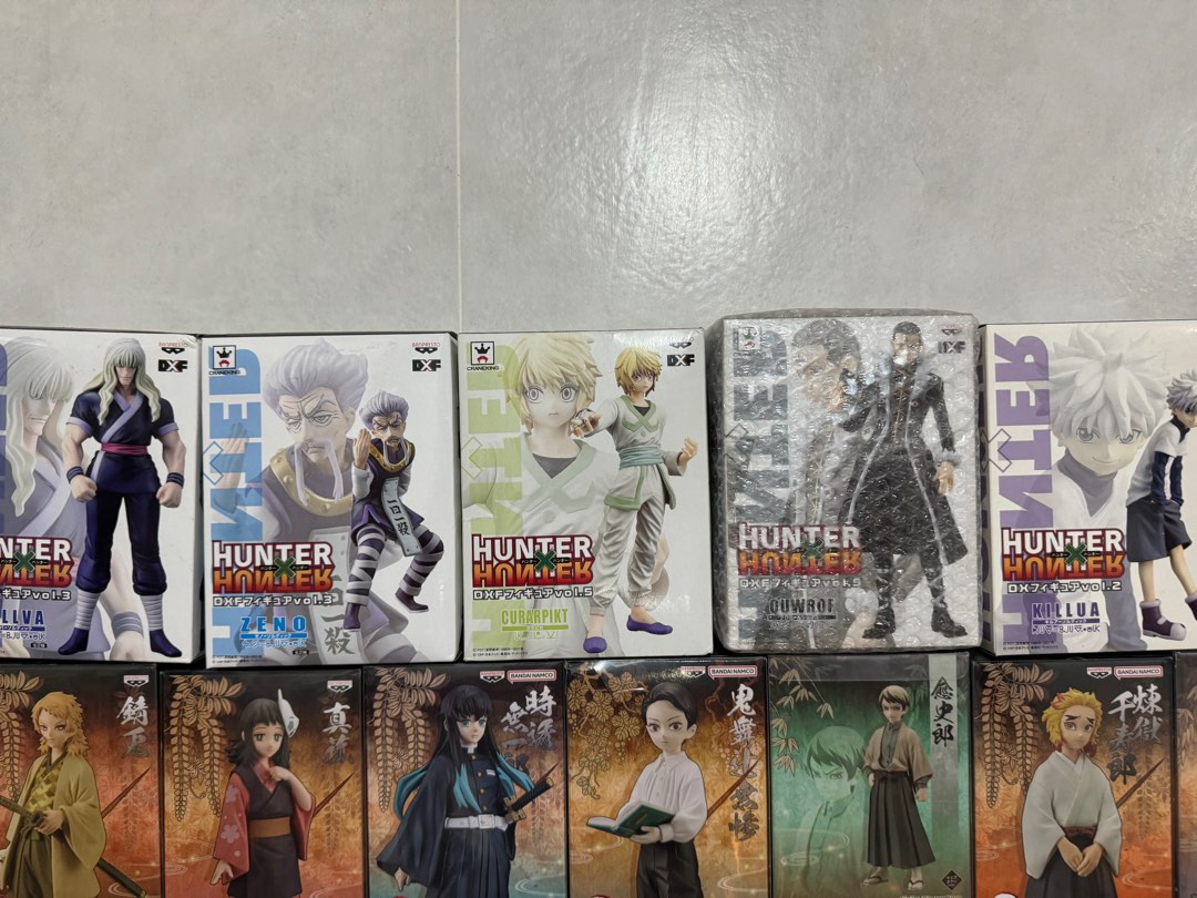 Hunter x Hunter dxf 白盒 黑盒 小岡 基路亞, 興趣及遊戲, 玩具 & 遊戲類 - Carousell