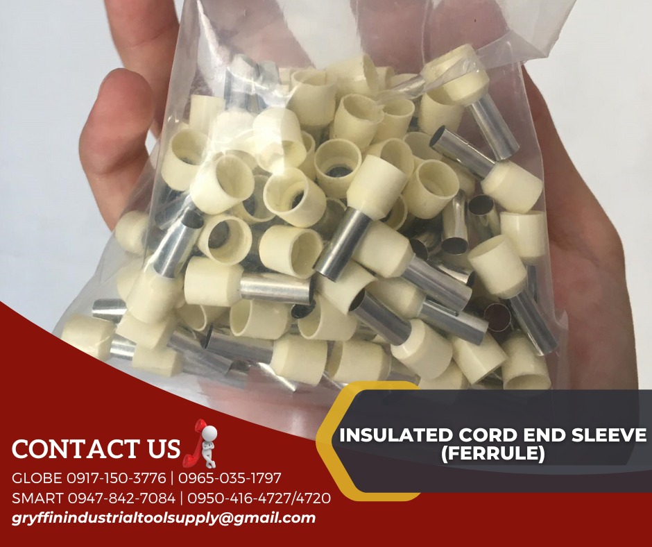 INSULATED CORD END SLEEVE (FERRULE), Commercial & Industrial ...