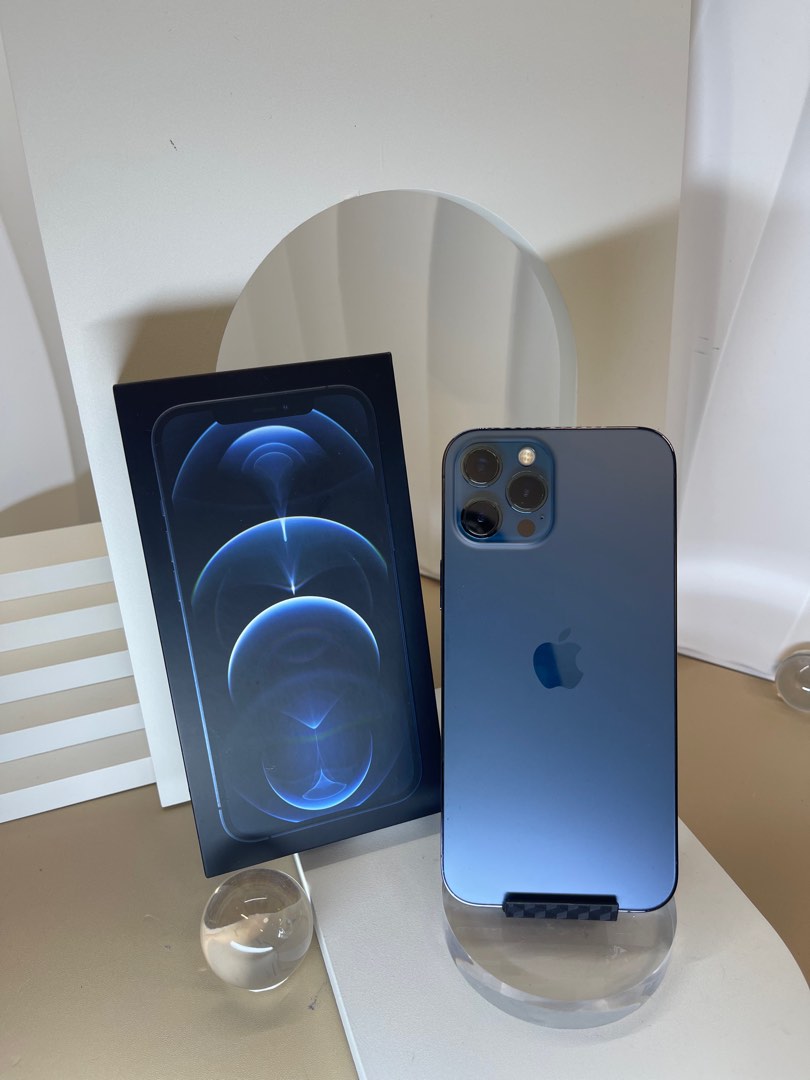 iPhone 12 Pro Max Pacific Blue 256GB, Mobile Phones & Gadgets, Mobile ...