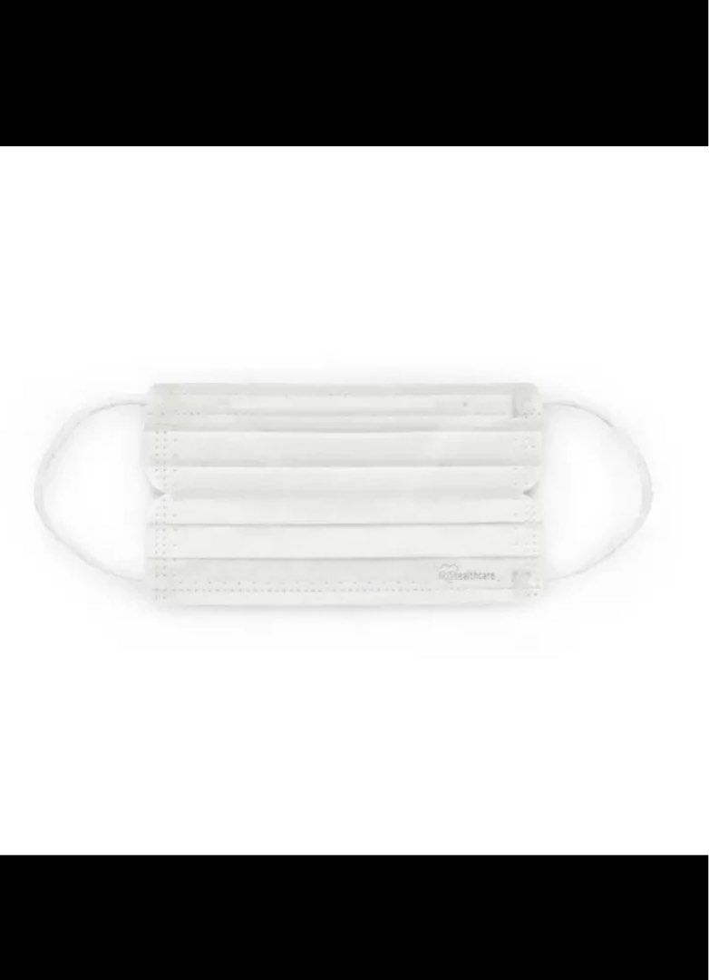 IRIS Healthcare Japan Disposable White Mask, Health & Nutrition, Face ...