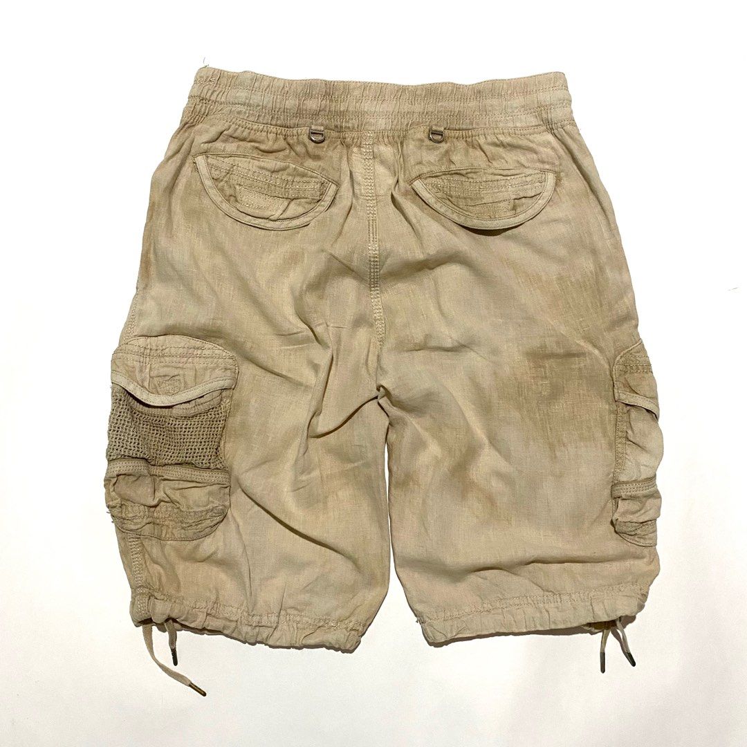 JAPANESE BRAND WASHED GOA SHORT CARGO PANTS, Barang Mewah, Pakaian di ...