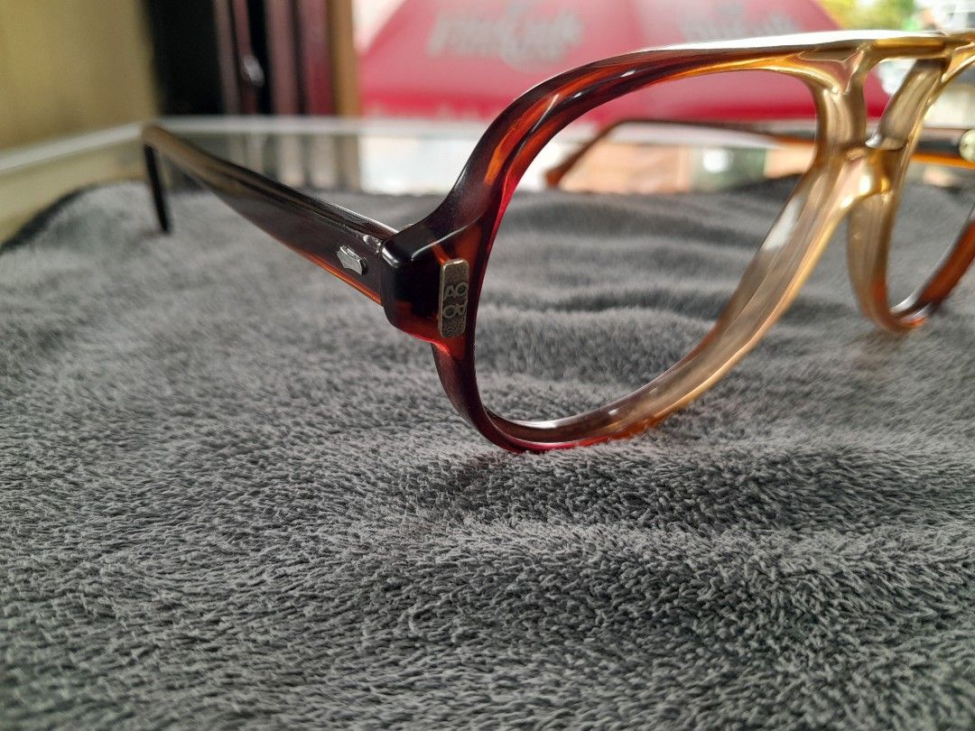 Kacamata Ao flexi-fit frame original, Fesyen Pria, Aksesoris, Kacamata ...