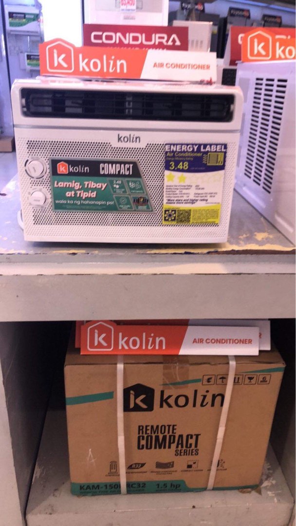 KOLIN WINDOW TYPE NON INVERTER AIR CONDITIONER, TV & Home Appliances ...