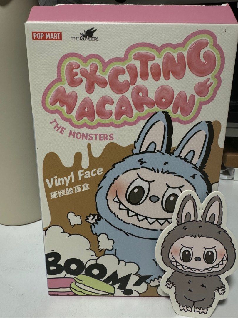 Labubu Macaroon - Sesame Bean, Hobbies & Toys, Toys & Games on Carousell