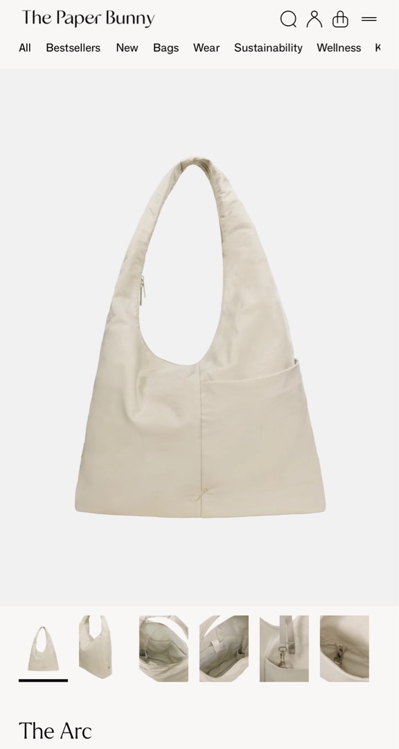 LF Paper Bunny The Arc in Creme, Women's Fashion, Bags & Wallets ...