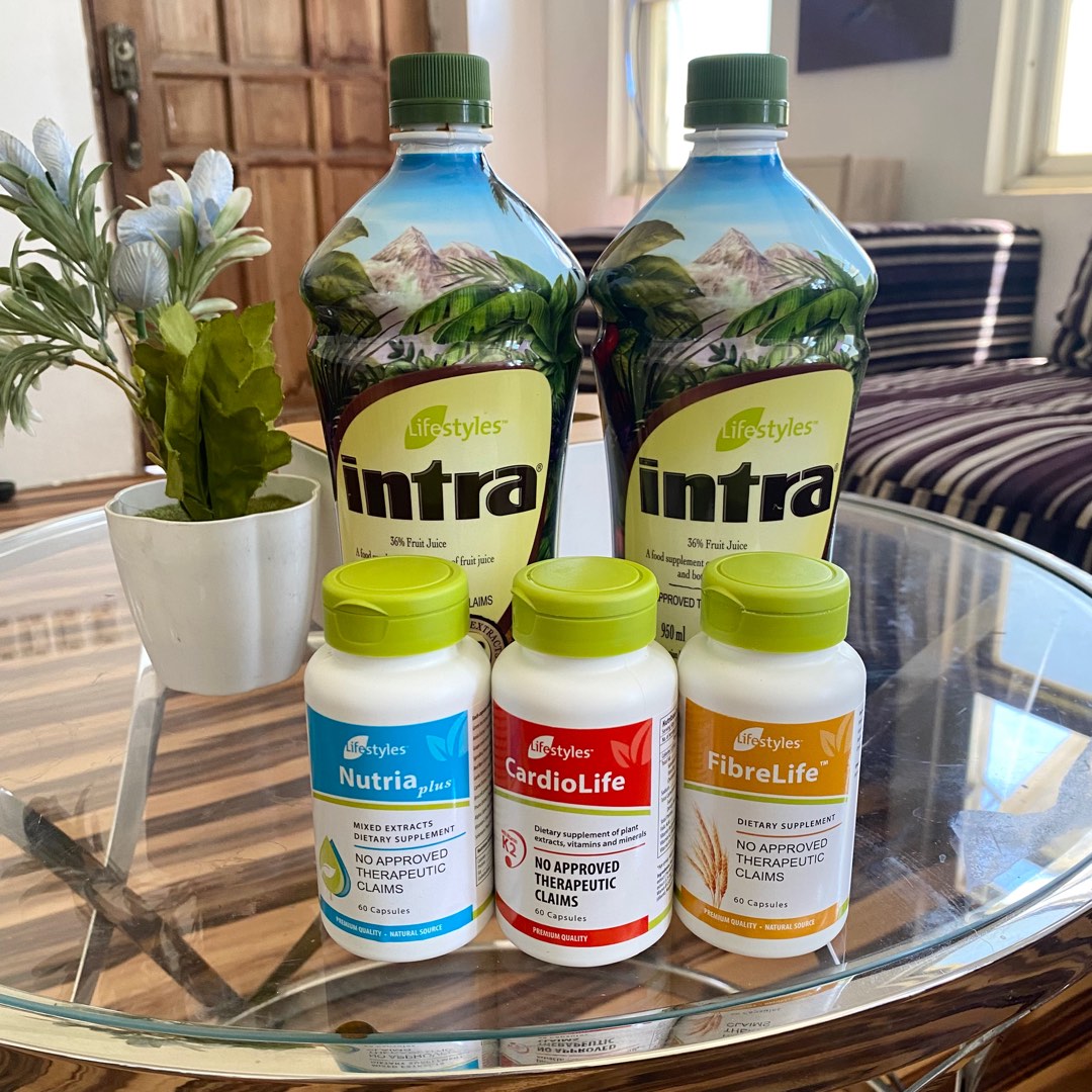 Lifestyles Intra Nutria CardioLife FibreLife, Health & Nutrition ...