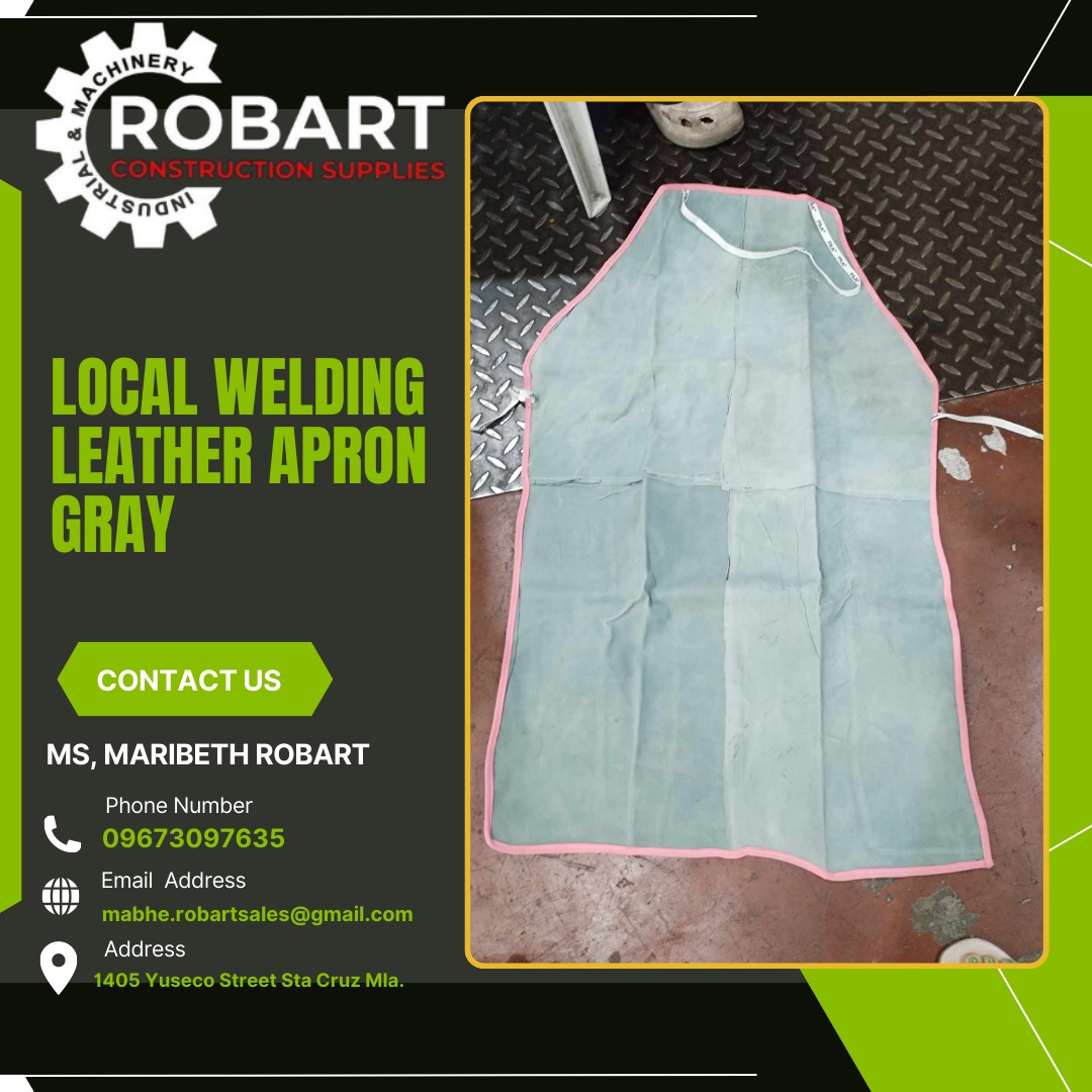 LOCAL WELDING LEATHER APRON GRAY, Commercial & Industrial, Construction ...