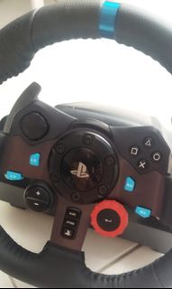 Racing rig with logitech g29 steering wheel and shifter, Video Gaming ...