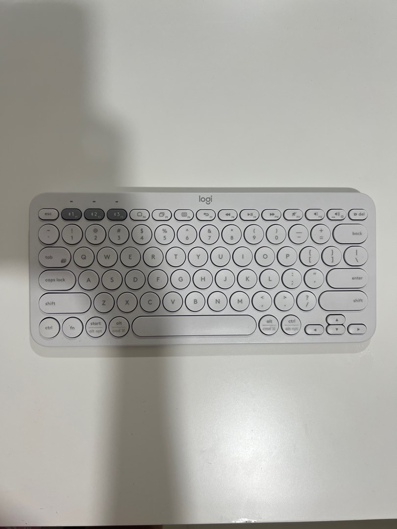 logitech k380 (white), Computers & Tech, Parts & Accessories, Computer ...