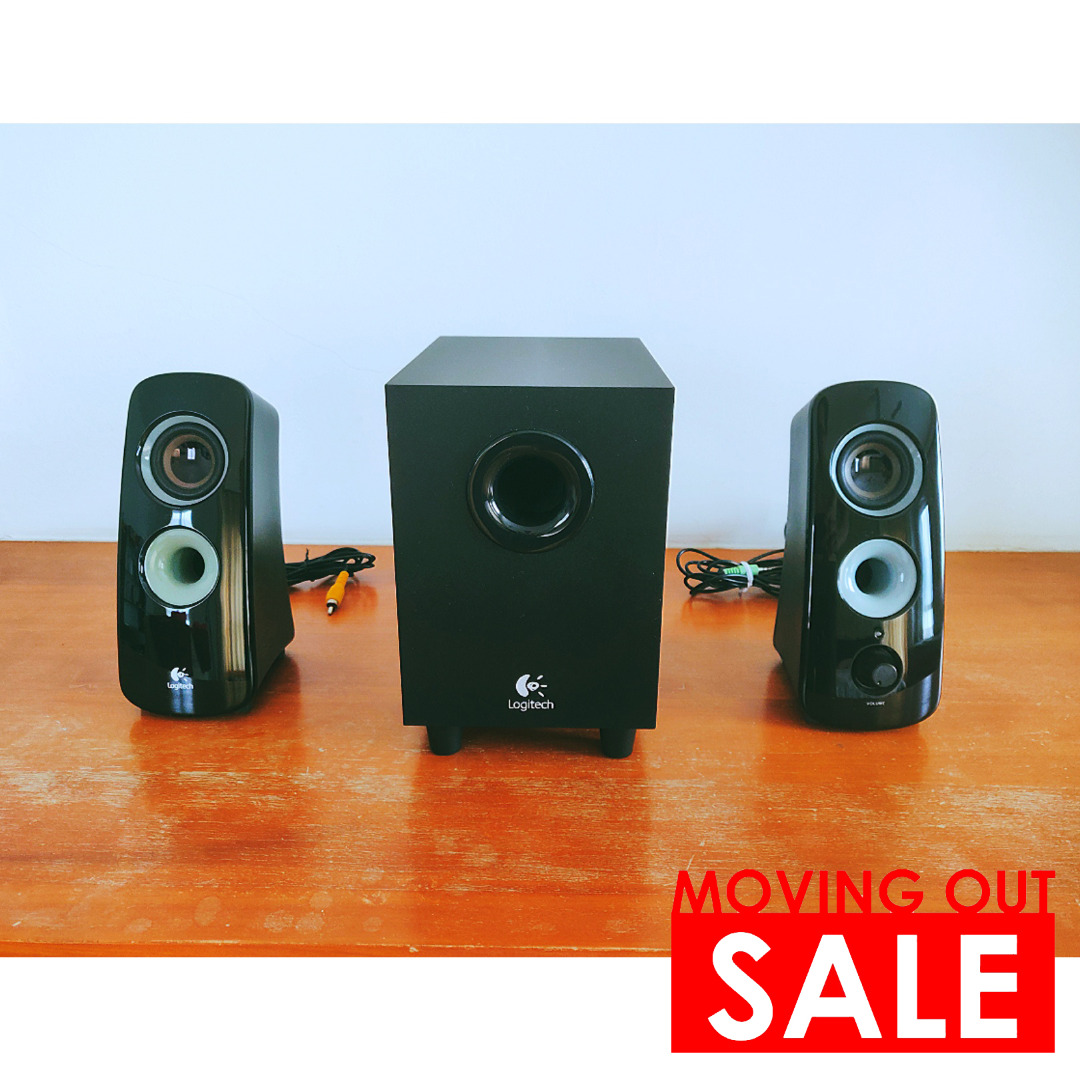 Logitech Z323 2.1 Speaker System with Subwoofer, Audio, Soundbars ...
