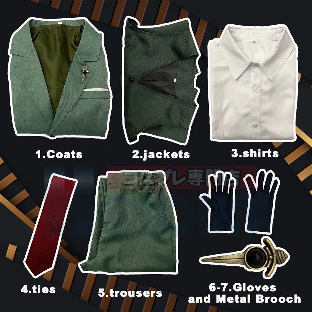 Loid Forger Costume Full (Rent) Spy x Family Cosplay, Men's Fashion ...