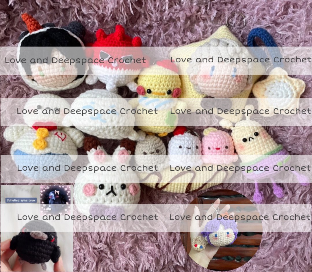 Love and Deepspace Crochet +Fans by yours truly, Hobbies & Toys ...