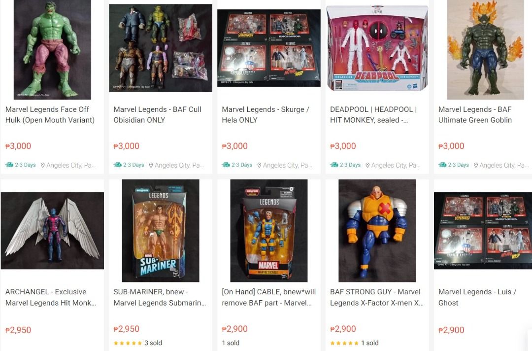 MARVEL LEGENDS 11: BAF Caliban Morlocks Xmen Magneto Jubilee ...