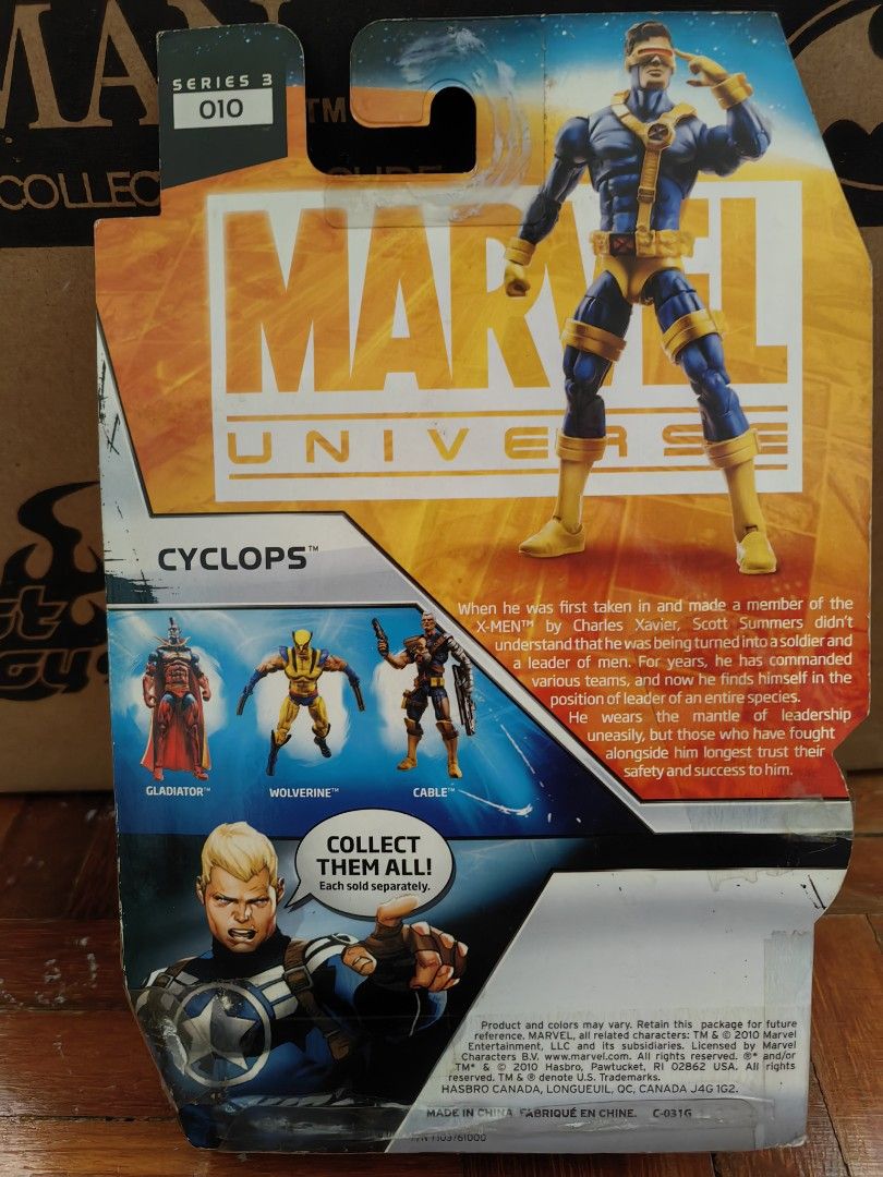 Marvel Universe 3.75" Cyclops (Very Rare), Hobbies & Toys, Toys & Games ...