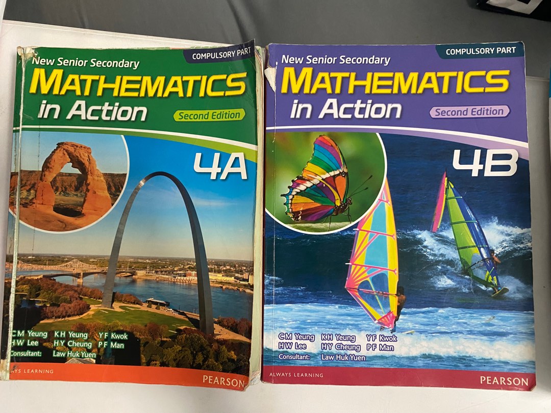 Mathematics In Action (2 edition) 4A 4B 5A 5 B $50/本, 興趣及遊戲, 書本 & 文具 ...