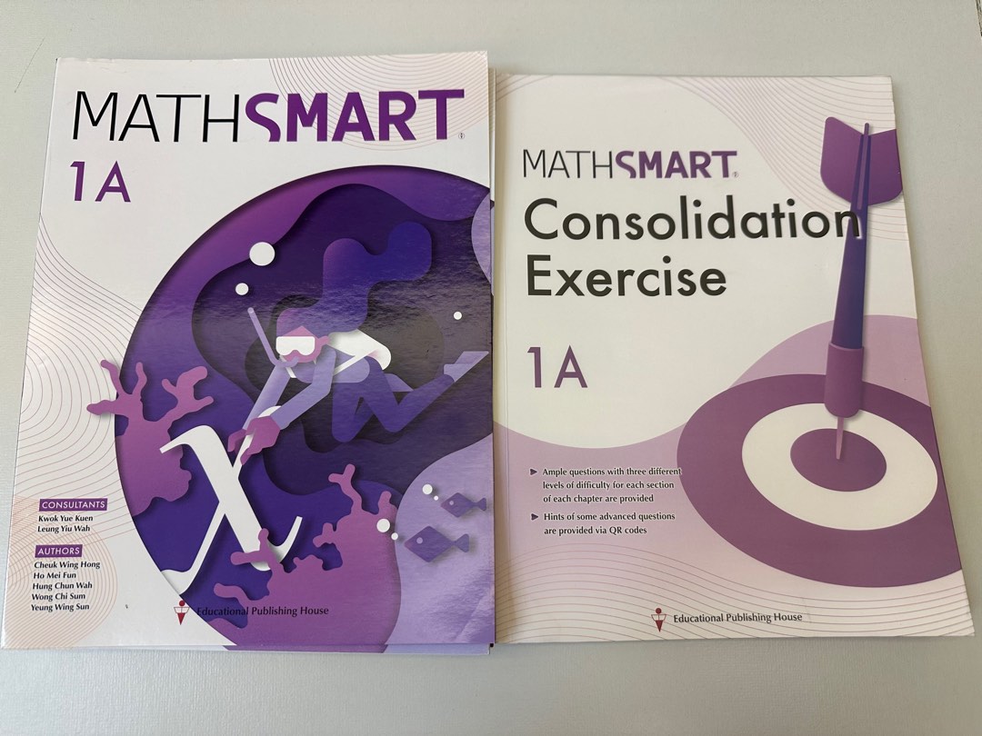 MathSmart 1A & Consolidation Exercise 1A, 興趣及遊戲, 書本 & 文具, 教科書 - Carousell