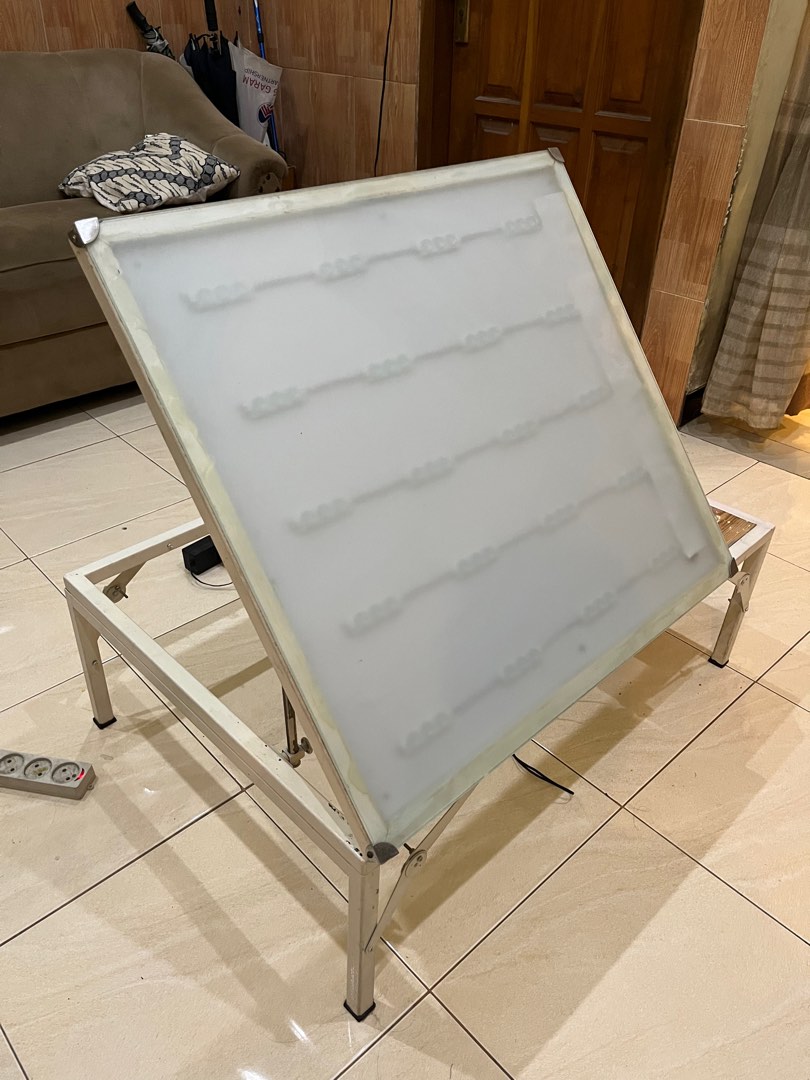 Meja Arsitek / Meja Tracing / Meja Desain Lesehan, Desain & Kerajinan ...