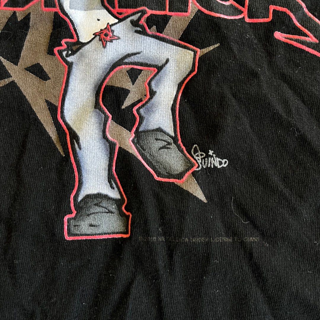 Metallica 2002 Squindo Artwork, Men's Fashion, Tops & Sets, Tshirts ...