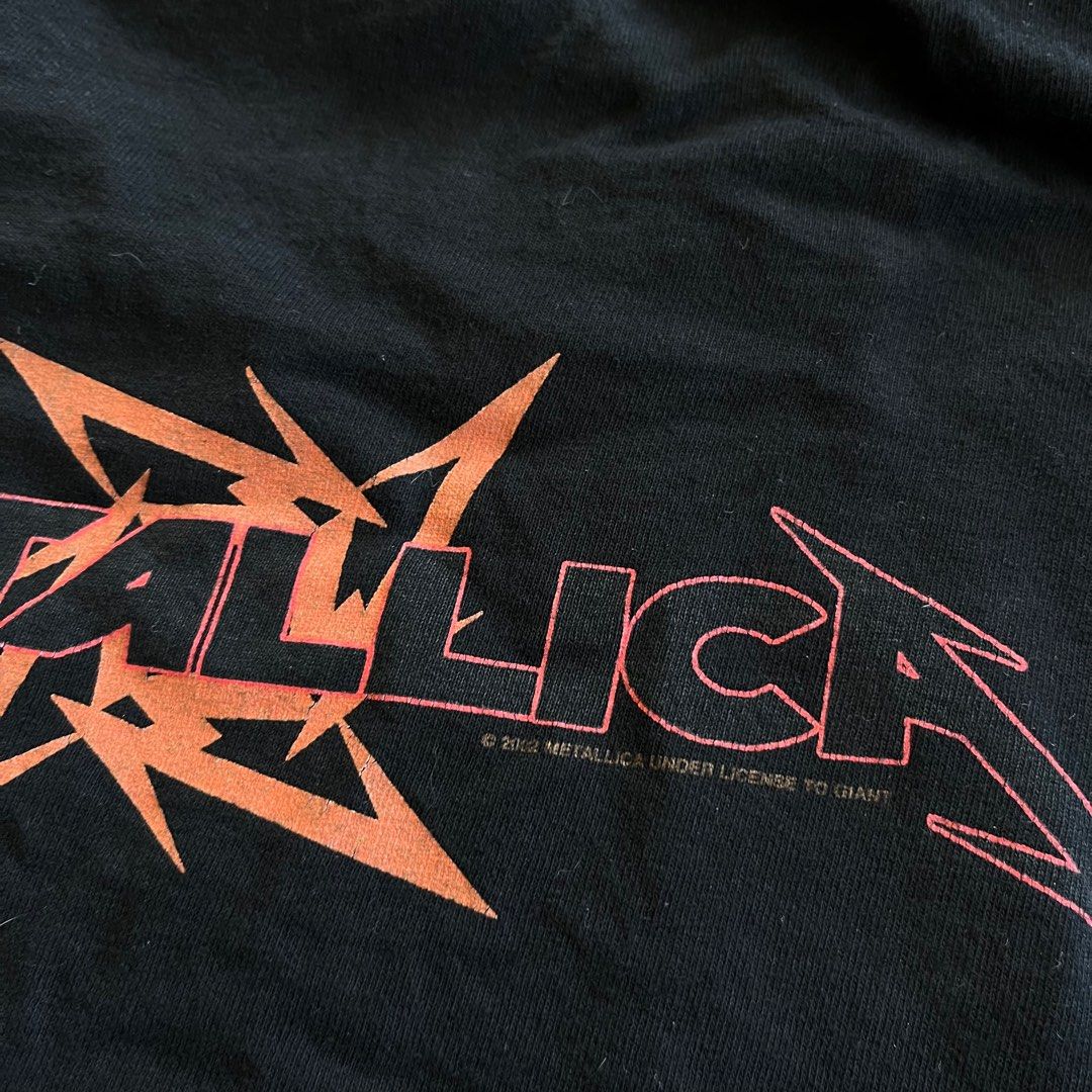 Metallica 2002 Squindo Artwork, Men's Fashion, Tops & Sets, Tshirts ...