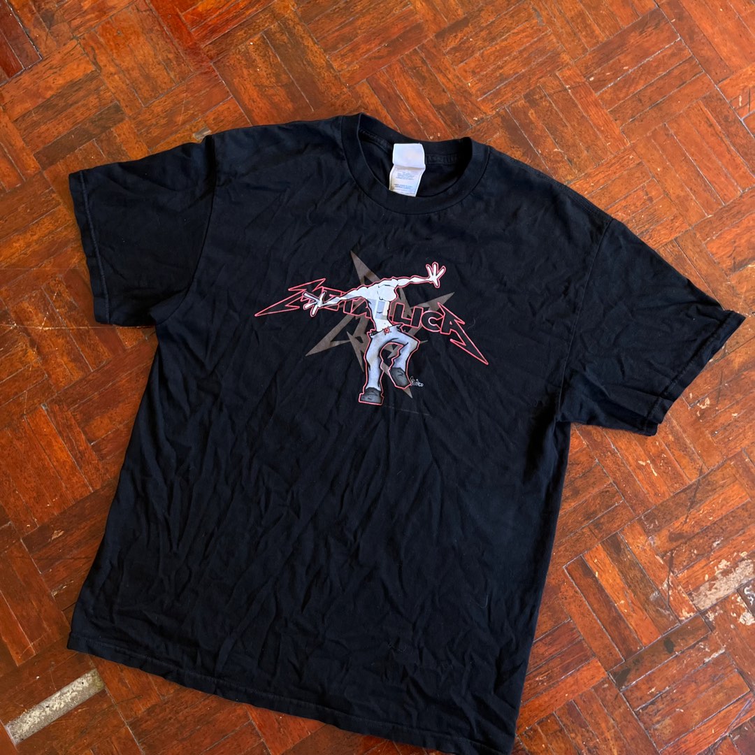 Metallica 2002 Squindo Artwork, Men's Fashion, Tops & Sets, Tshirts ...