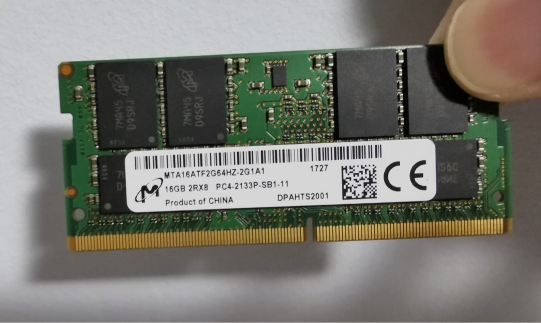 Micron 16GB ddr4 2133 laptop ram, Computers & Tech, Parts & Accessories ...