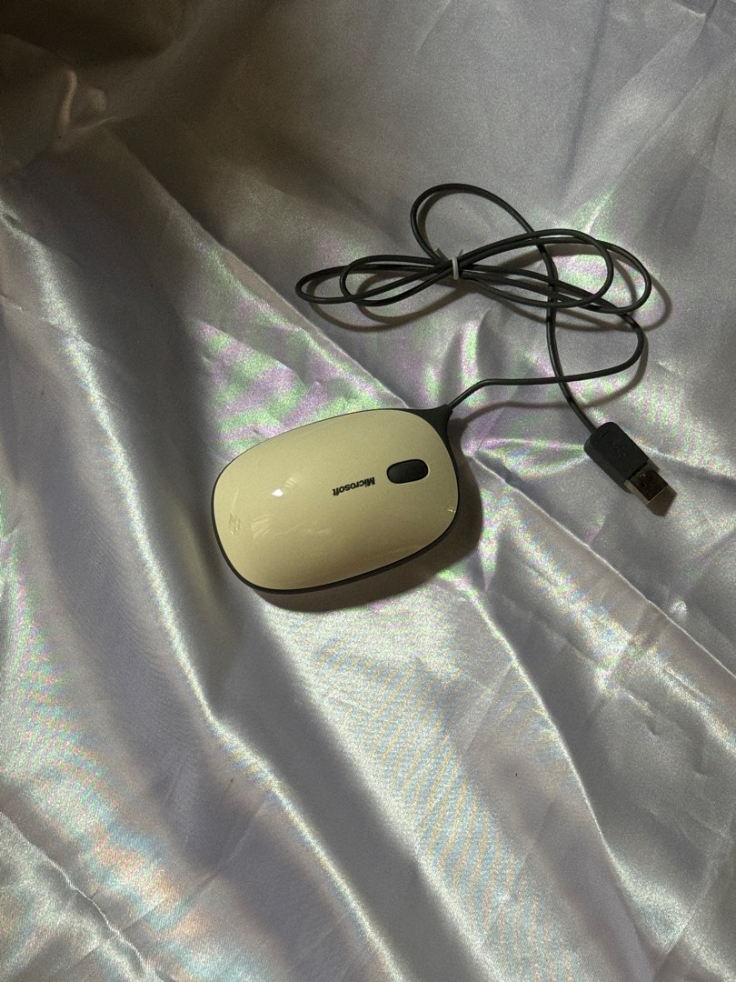 Microsoft White Wired Mouse, Computers & Tech, Parts & Accessories ...