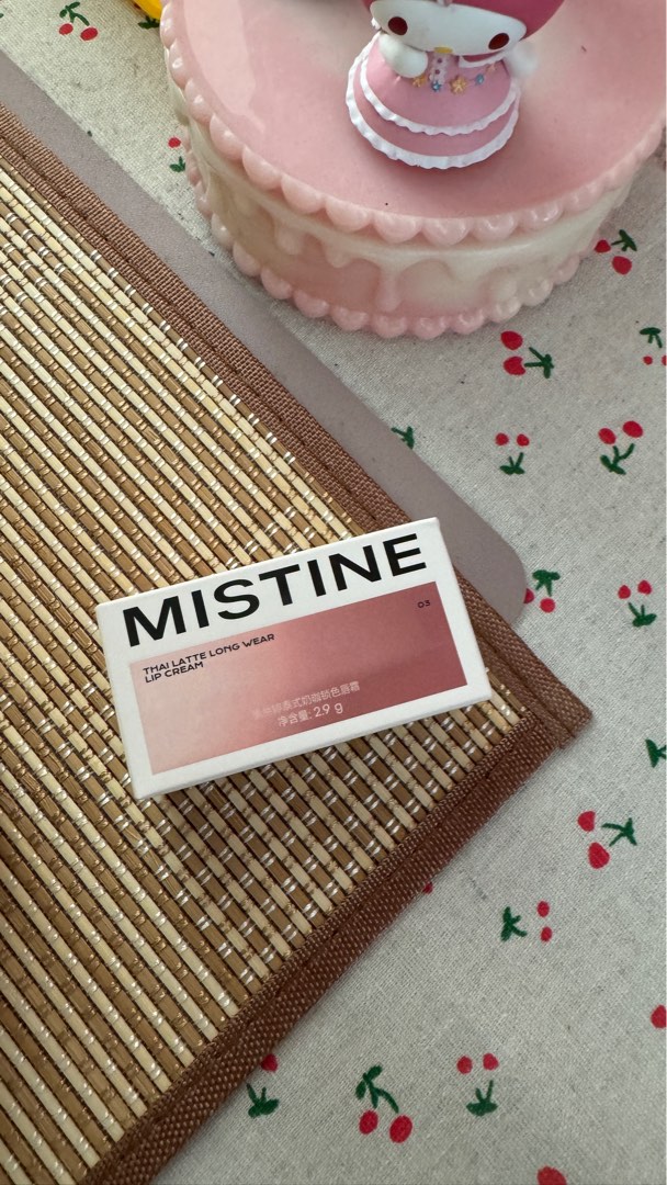 mistine tiktok viral thai latte long wear lil cream m03 freshly brewed ...