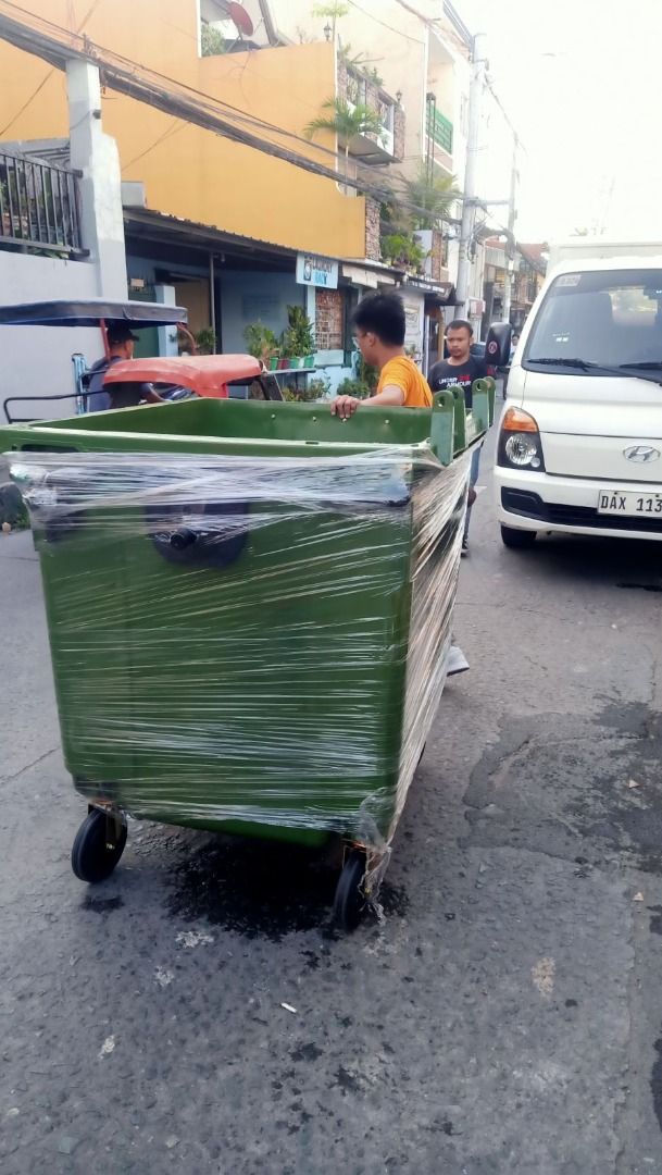 MOBILE TRASH BIN, Furniture & Home Living, Cleaning & Homecare Supplies ...