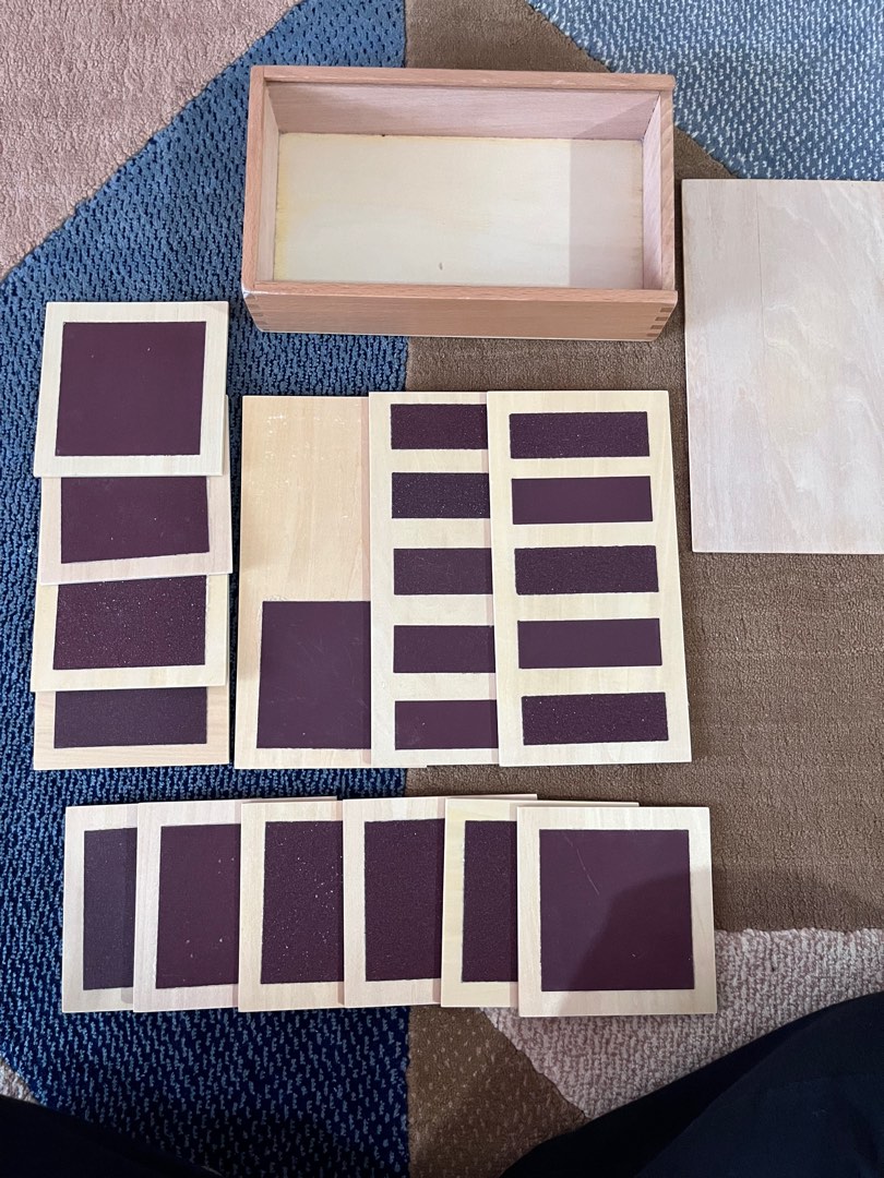 Montessori rough and smooth board, Everything Else, Others on Carousell