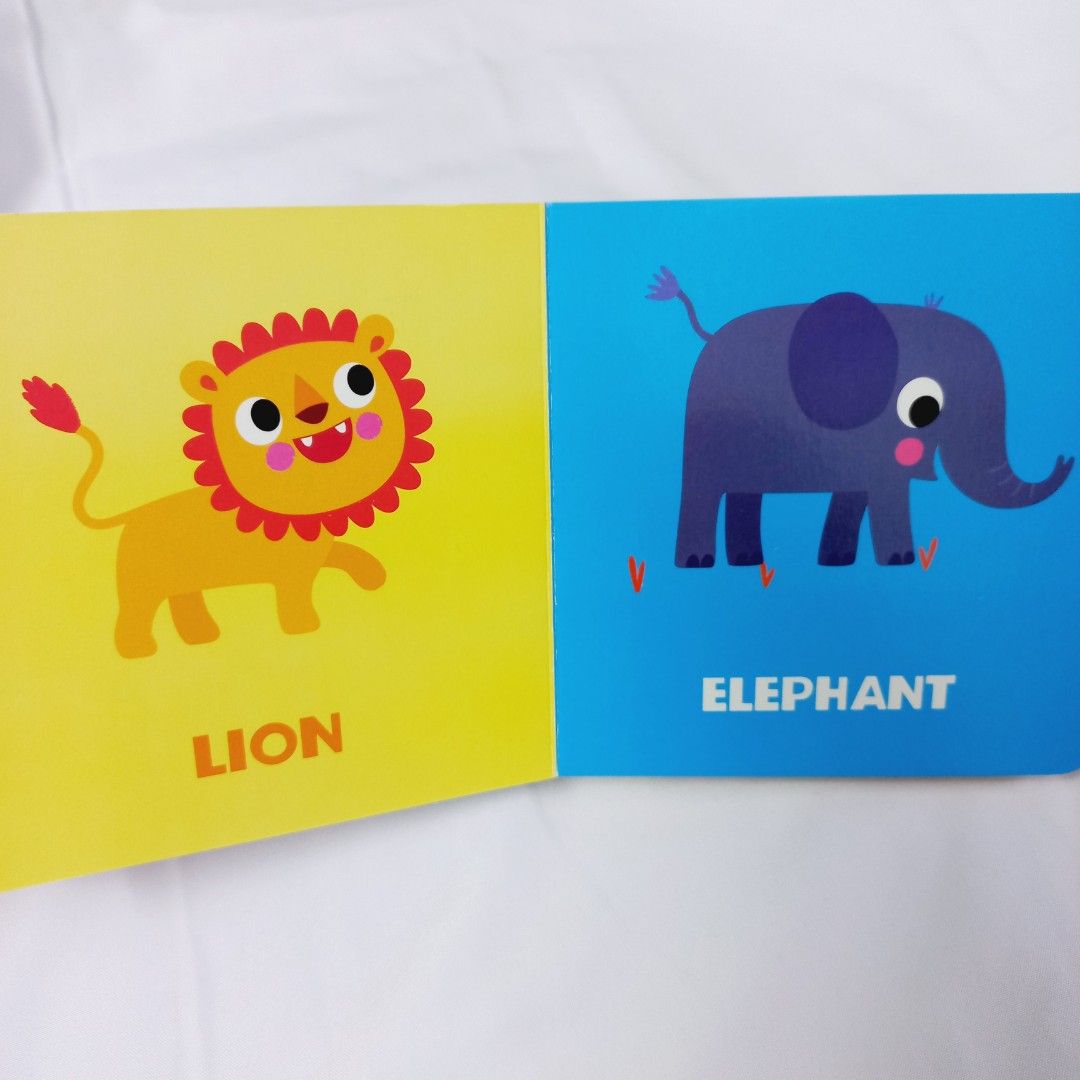 My First Zoo Animals Baby Board Book Sensory Toy, Hobbies & Toys, Books ...