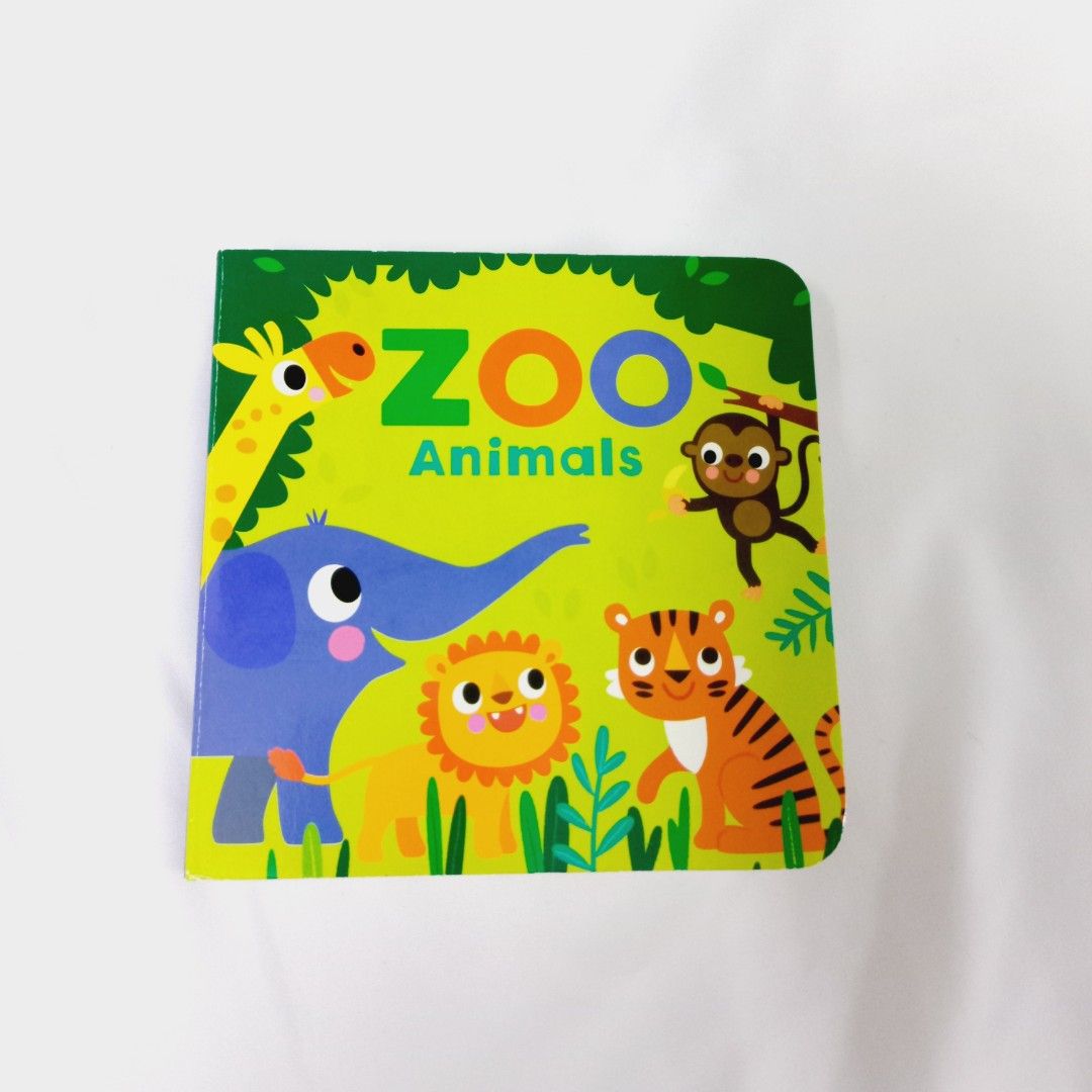 My First Zoo Animals Baby Board Book Sensory Toy, Hobbies & Toys, Books ...