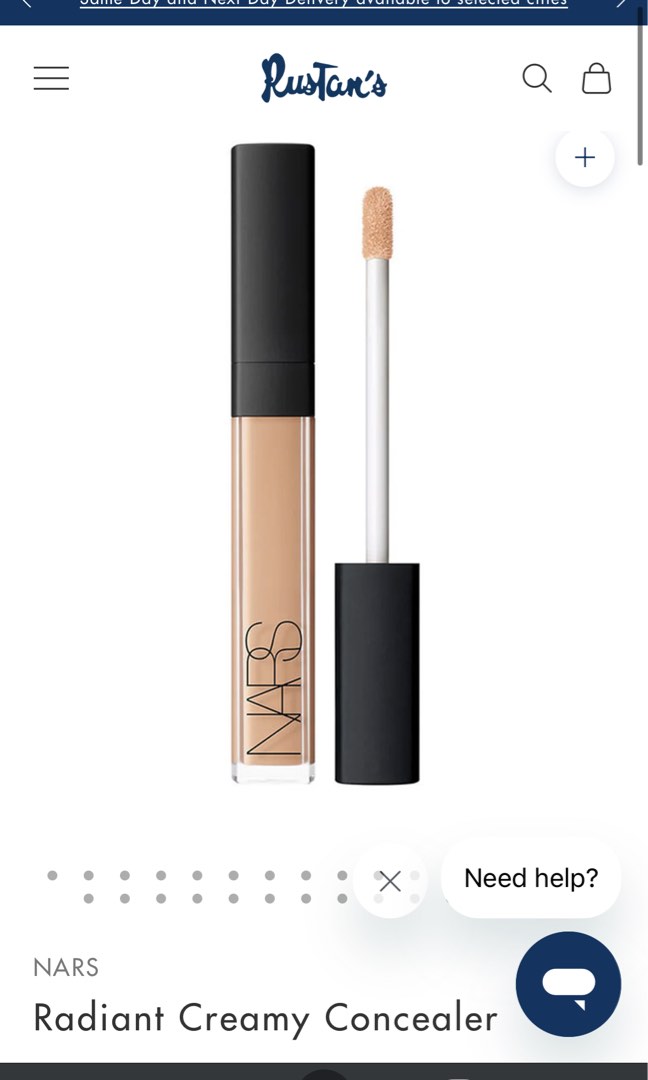 Nars radiant creamy concealer mini shade custard, Beauty & Personal ...