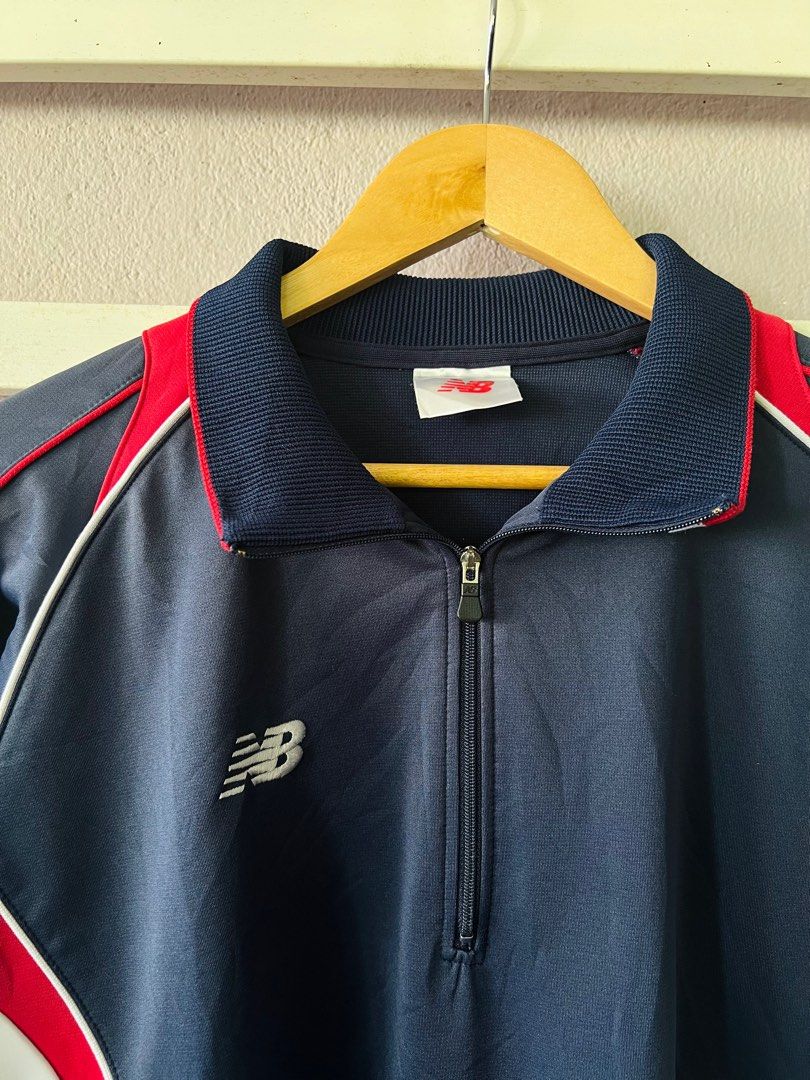 New balance half zipper, Men's Fashion, Tops & Sets, Hoodies on Carousell