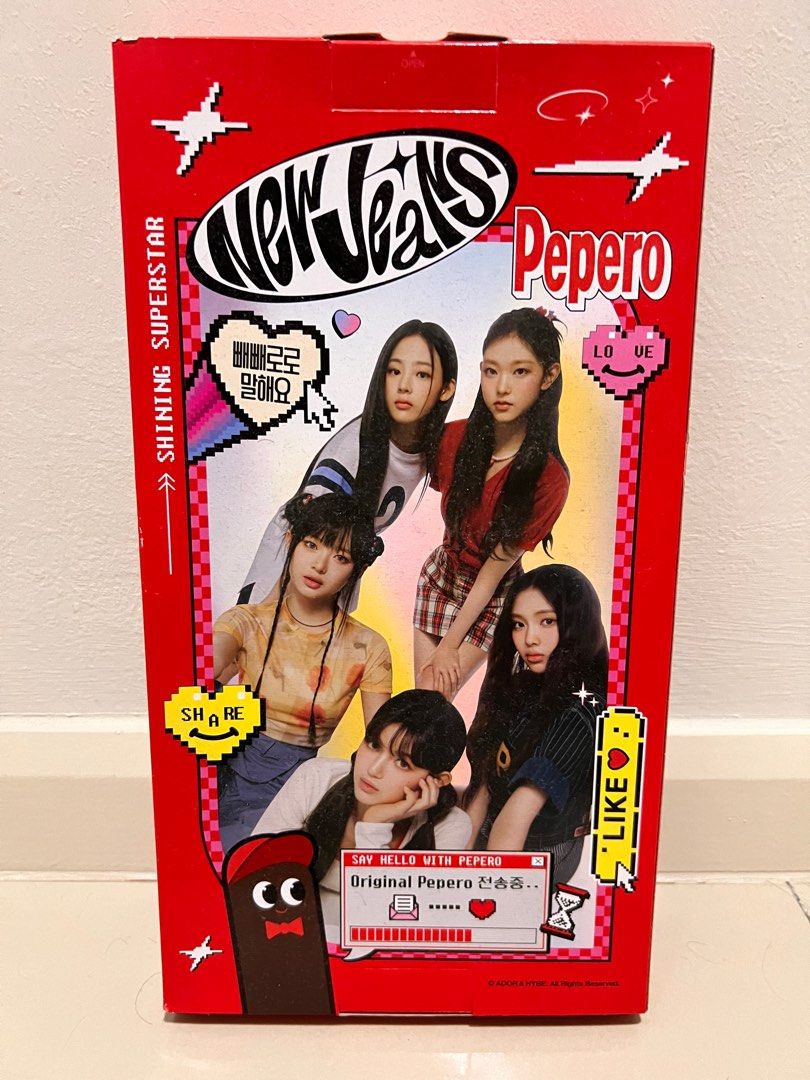 New jeans pepero box, Hobbies & Toys, Collectibles & Memorabilia, Fan ...