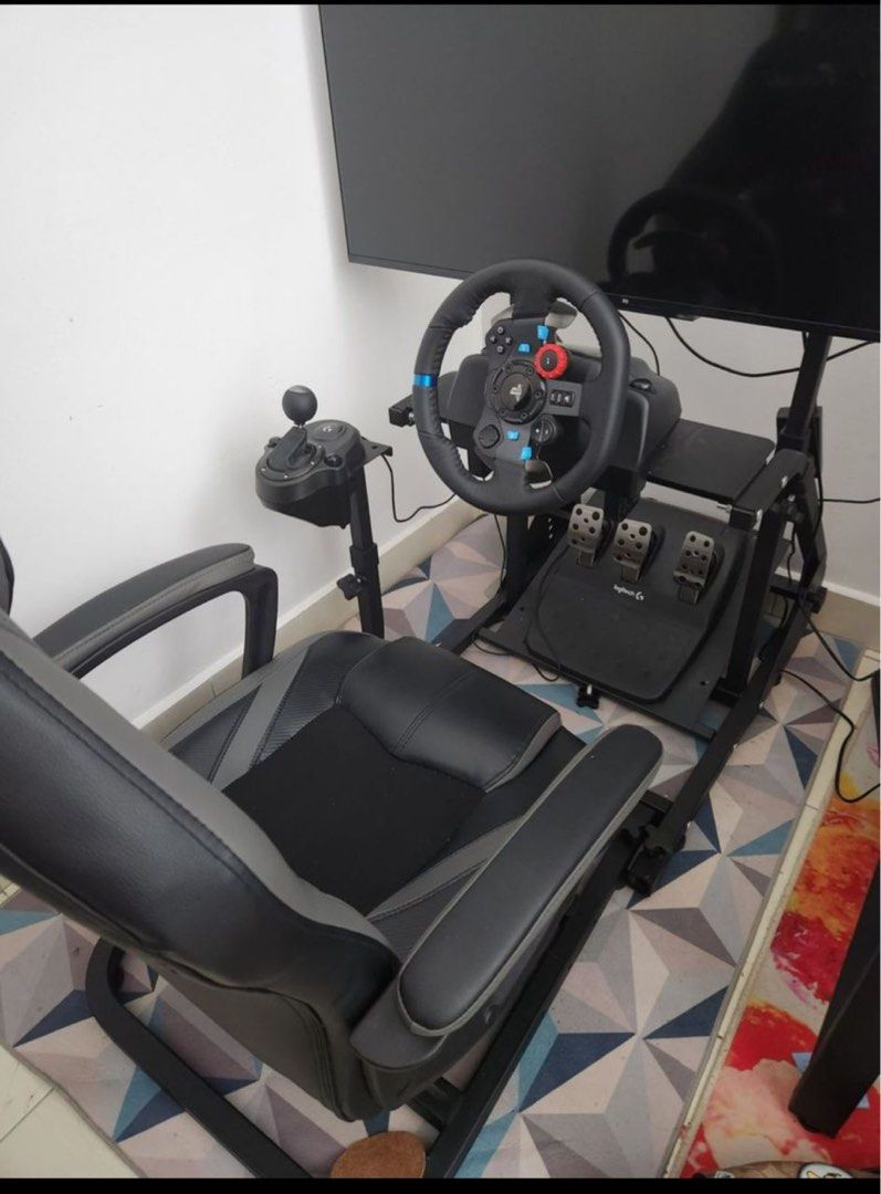NEW SET SIMULATOR RACING Full Set Racing Simulator, Video Gaming ...