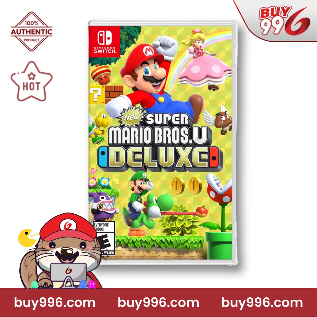 New Super Mario Bros. U Deluxe - Switch Game, Video Gaming, Video Games ...