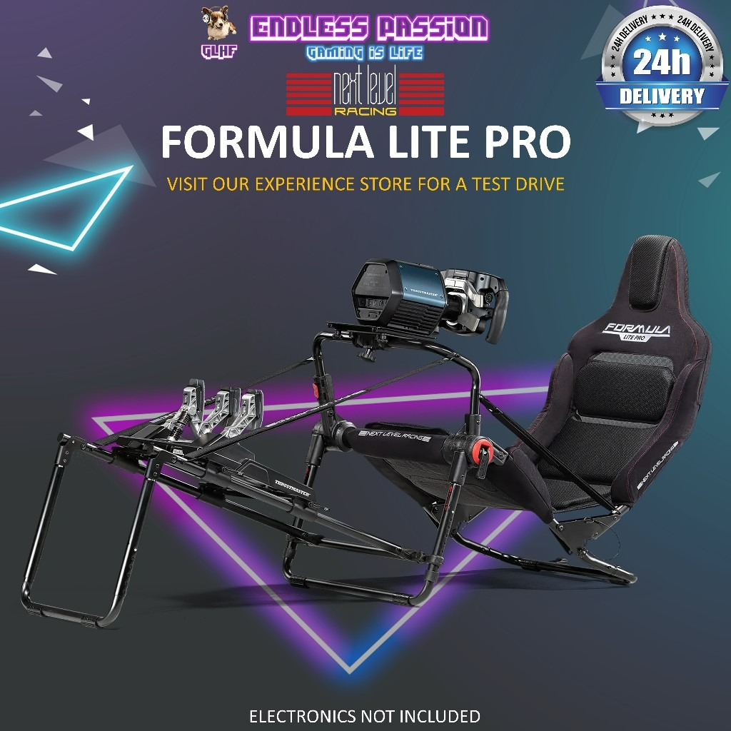 Next Level Racing Formula Lite Pro Foldable Simulator Cockpit - NLR-S038, Computers & Tech ...