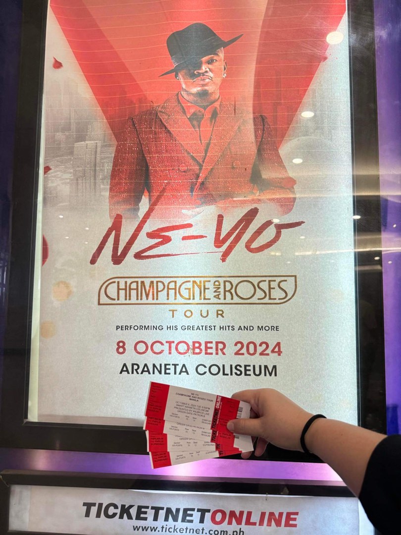 Ne-yo Patron B Physical Tickets, Tickets & Vouchers, Event Tickets on ...