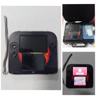 Nintendo 2ds crimson red CFW with 32gb SD, Video Gaming, Video Game ...