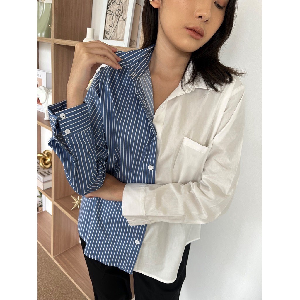 NyLa — Jenny Top (All Size), Fesyen Wanita, Pakaian Wanita, Atasan di Carousell