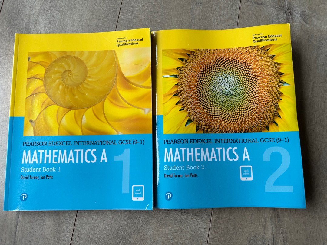 Pearson Edexcel international GCSE(9-1) Math A student book 1 and book 2, 興趣及遊戲, 書本 & 文具, 教科書 ...