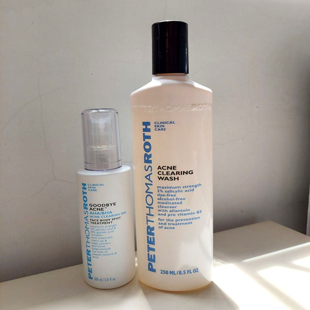 Peter Thomas Roth Goodbye Acne AHS/BHA Acne Clearing Gel 100ml Peter ...