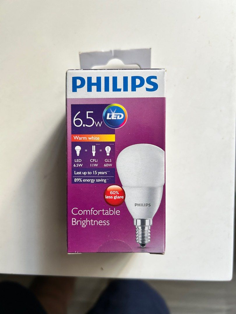 Philips LED Light Bulb, Furniture & Home Living, Lighting & Fans ...