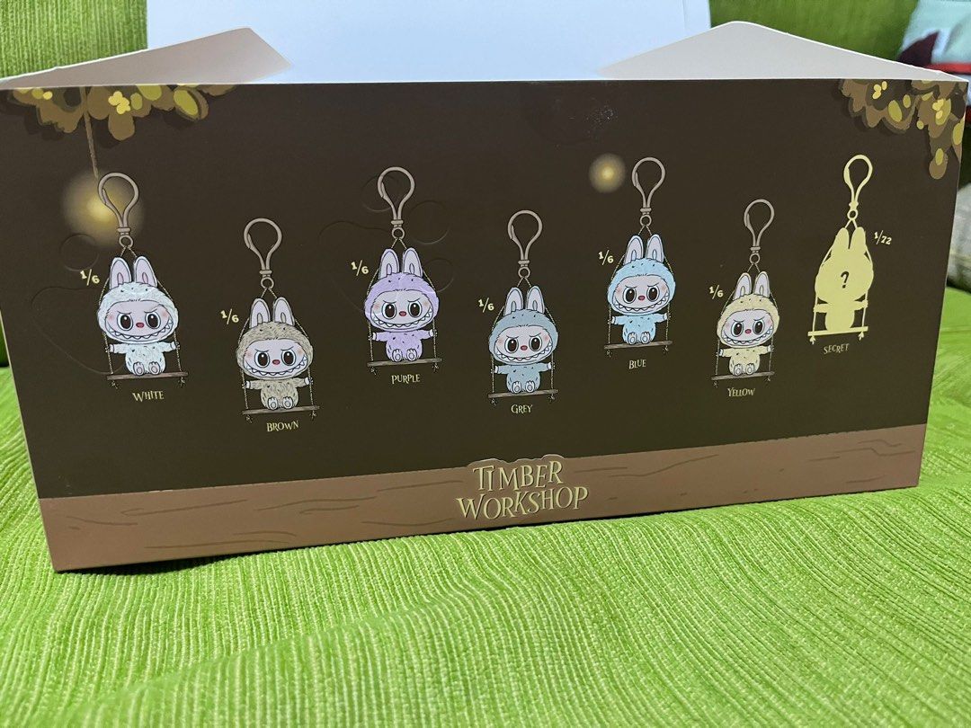 PopLand Labubu Timber Workshop Swing - EXTRA FOR SALE - GREY and WHITE ...