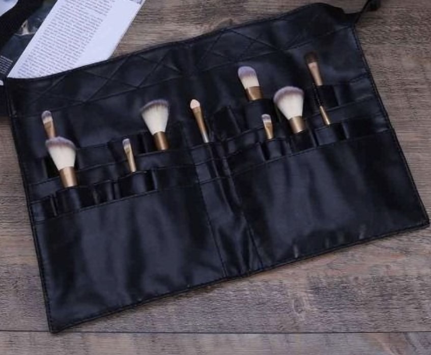 Professional Makeup-brush Belt / Bag / Apron PVC Makeup Tool Bag with ...