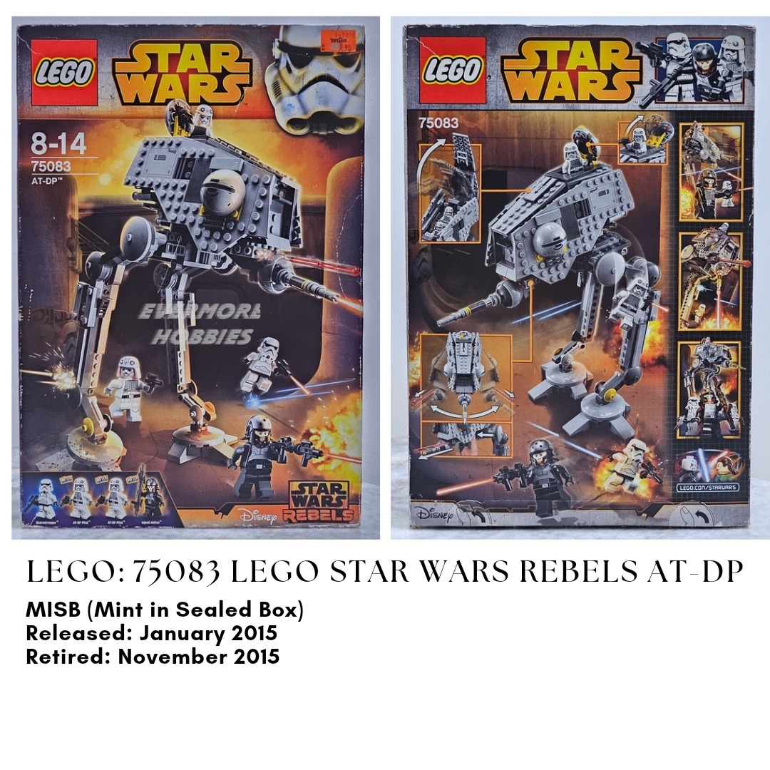 Rare Lego Star Wars 75083 - AT-DP (Retired set), Hobbies & Toys, Toys & Games on Carousell