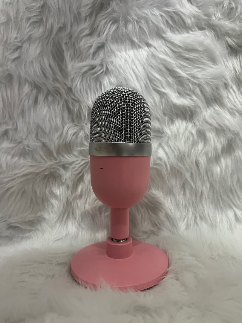 Razer Seiren Mini Quartz Pink Ultra Compact Streaming Microphone, Audio ...