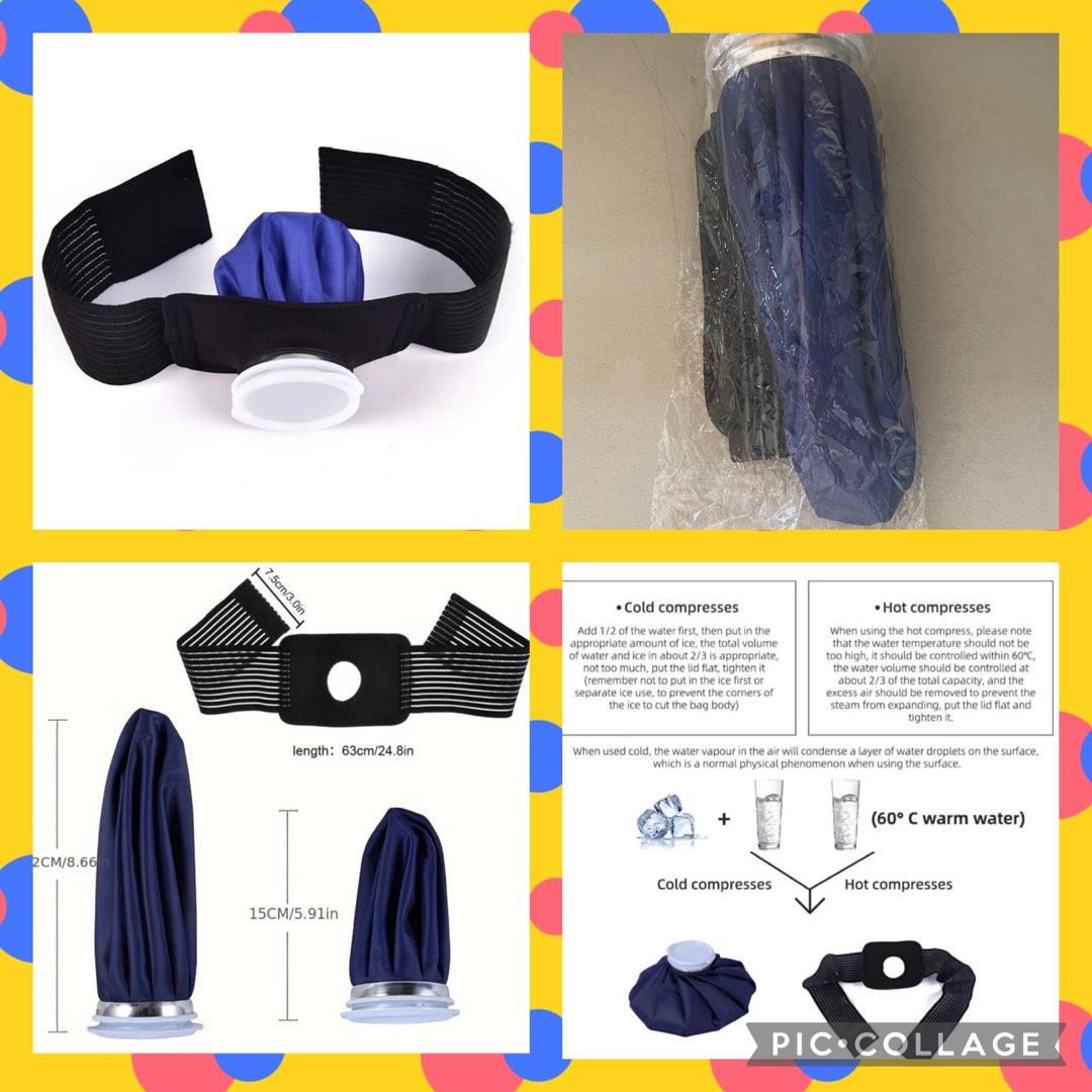 Reusable Ice Bag Hot Cold Therapy Sports Pack Injury First Aid Pain ...