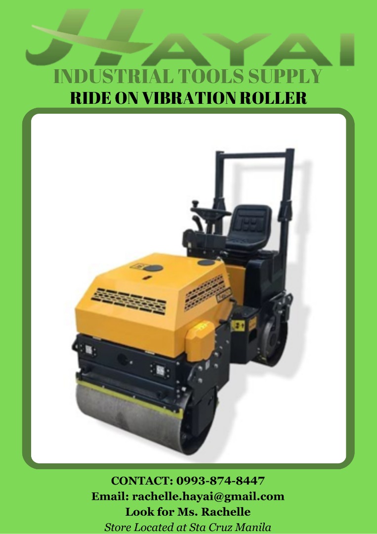 RIDE ON VIBRATION ROLLER, Commercial & Industrial, Industrial Equipment ...